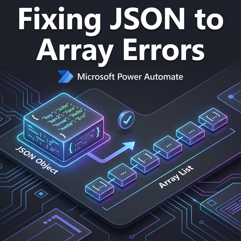 Why 'Append to array variable' fails with JSON in Power Automate (and ...